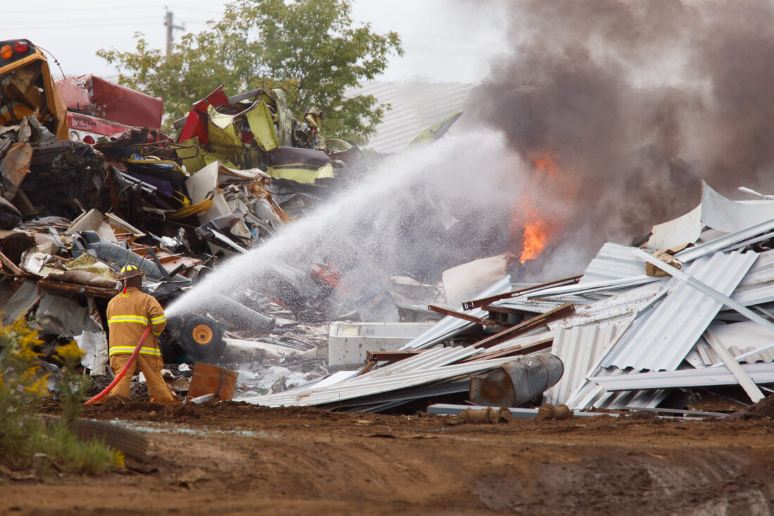 Fire at A & L Iron and Metal Friday morning | News, Sports, Jobs ...